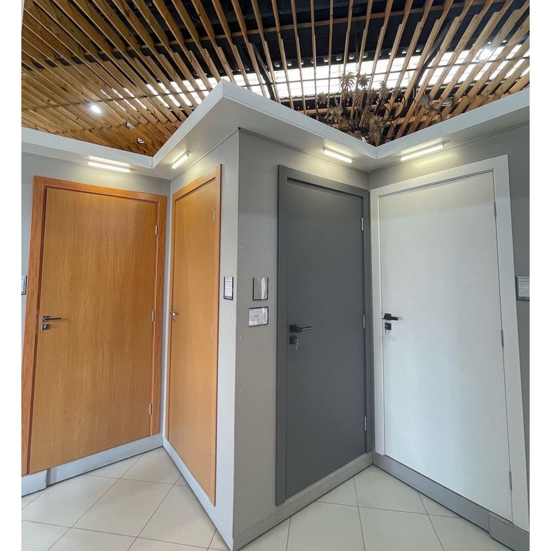 Kit Porta Pronta Branco Standard com Alizar de 7cm - Allmad